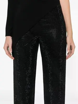 Roland Mouret Crystal-embellished Tailored Trousers