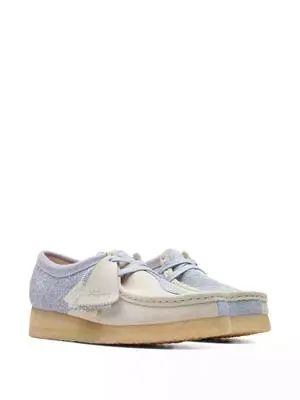 Clarks Wallabee Derby Shoes - Blue