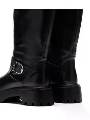 STUART WEITZMAN Emerson Moto Boots - Black