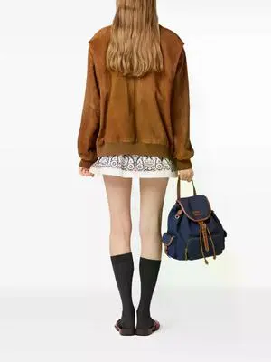 Miu Miu Suede Blouson Jacket
