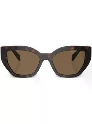 Prada Tortoiseshell Cat-eye Sunglasses - Brown