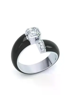 LOEV 18k Recycled White Gold Toi Et Moi Diamond Ring - Silver