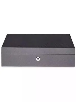 RAPPORT LONDON Carbon Fiber Five Watch Box - Grey