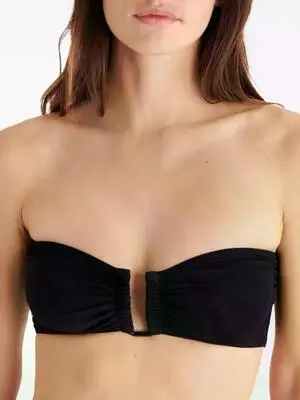 ERES Stretch Bandeau Bikini Top - Black