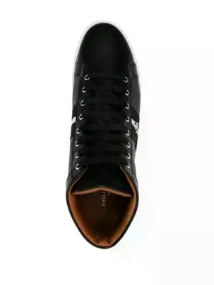 Philipp Plein Skull-charm Leather Sneakers