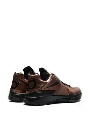 Nike Kd 4 Metallic Copper/black Sneakers - Brown