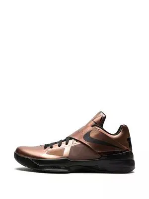 Nike Kd 4 Metallic Copper/black Sneakers - Brown