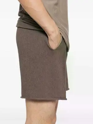 LABEL UNDER CONSTRUCTION Cotton Shorts With Elasticated Waistband