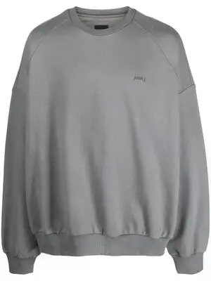 JUUN.J Logo-embroidered Cotton Sweatshirt