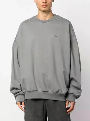 JUUN.J Logo-embroidered Cotton Sweatshirt