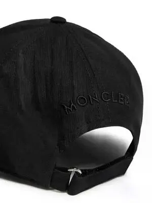 Moncler Logo-patch Baseball Cap - Black