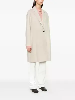 Harris Wharf London Felted Virgin Wool-cashmere Blend Coat