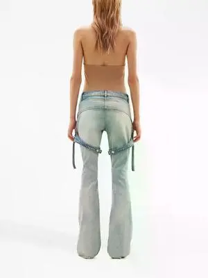 COURREGES Racer Denim Trousers