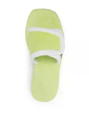 Senso Iris Towelling Sandals - Green