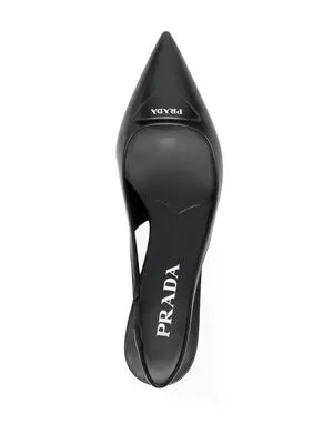 Prada Leather Slingback Pumps