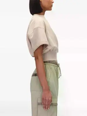 3.1 Phillip Lim V-neck Cotton T-shirt - Neutrals