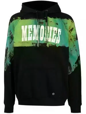 Stain Shade Ribbed Sweatshirts Hoodies For Men