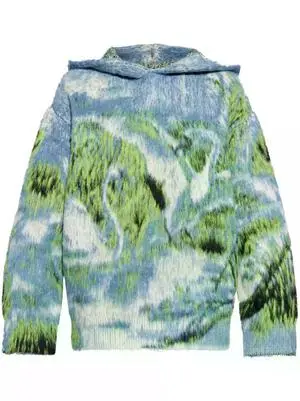 Attico Brushed-jacquard Sweater
