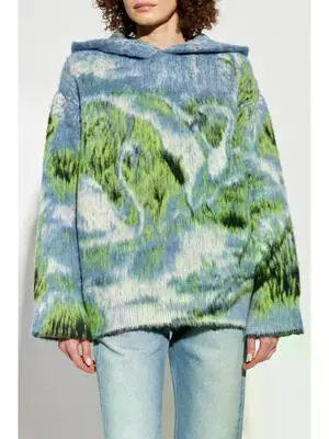 Attico Brushed-jacquard Sweater