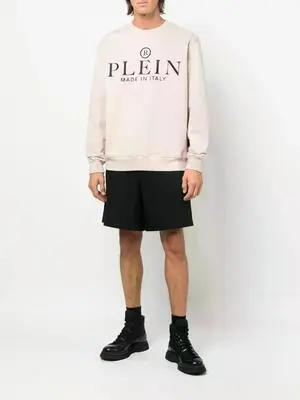 Philipp Plein Logo-print Crew-neck Sweatshirt