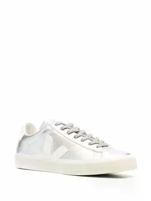 VEJA Campo Metallic Leather Sneakers