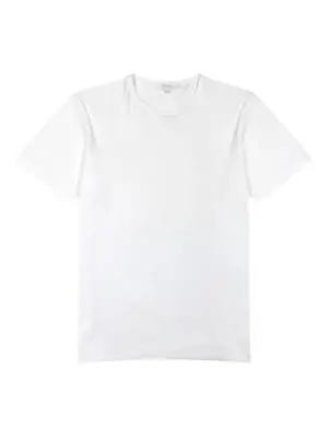 Sunspel Crew-neck T-shirt - Brown