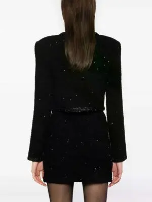 SELF-PORTRAIT Textured Knit Jacket