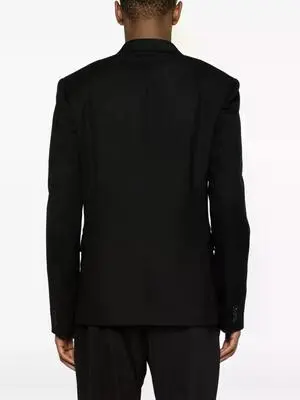 Versace Double-breasted Virgin Wool Blazer
