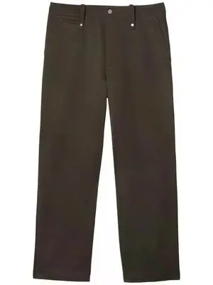 Burberry Wide-leg Cotton Trousers