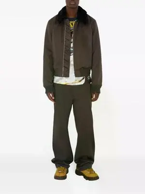 Burberry Wide-leg Cotton Trousers