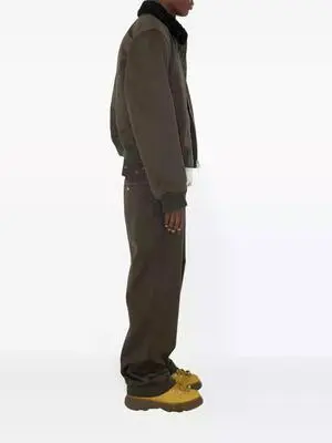 Burberry Wide-leg Cotton Trousers