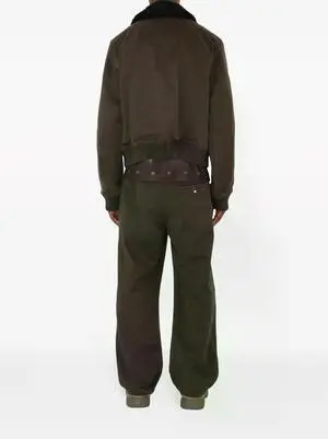 Burberry Wide-leg Cotton Trousers