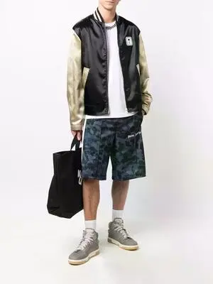 Palm Angels Pxp Colour-block Bomber Jacket