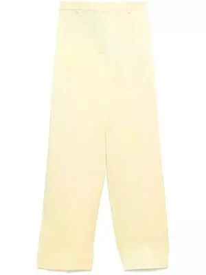Stella McCartney Low-rise Straight-leg Trousers - Yellow