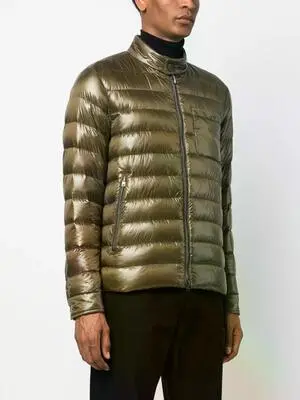 Herno Quilted Zip-up Padded Jacket - Green