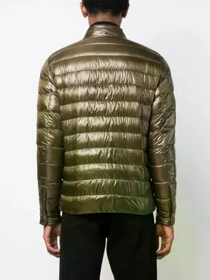 Herno Quilted Zip-up Padded Jacket - Green