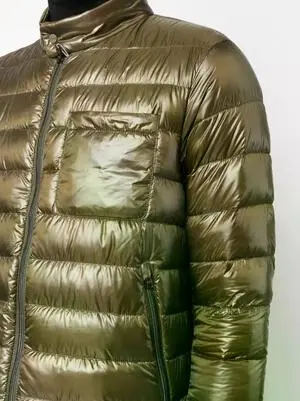 Herno Quilted Zip-up Padded Jacket - Green