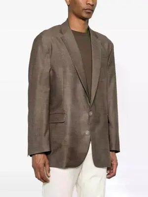 Emporio Armani Check-pattern Blazer