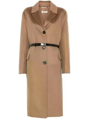 Max Mara Virgin Wool-cashmere Blend Coat - Brown
