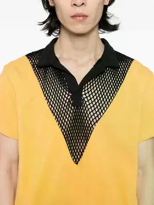 OLLY SHINDER Hybrid Lace Polo - Yellow