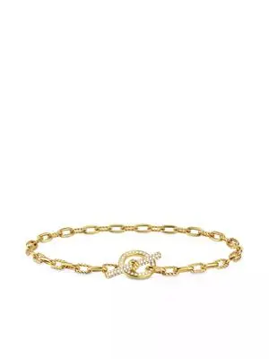 David Yurman 18kt Yellow Dy Madison® Chain Diamond Bracelet - Gold