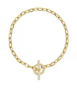 David Yurman 18kt Yellow Dy Madison® Chain Diamond Bracelet