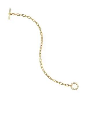 David Yurman 18kt Yellow Dy Madison® Chain Diamond Bracelet