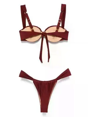NOIRE SWIMWEAR Mahogany Bikini Set