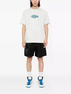 A BATHING APE Logo-embroidered Relaxed-fit Shorts