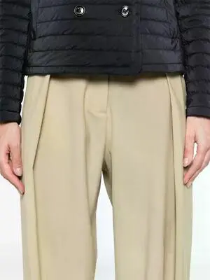 Moncler Logo-patch Trousers - Neutrals