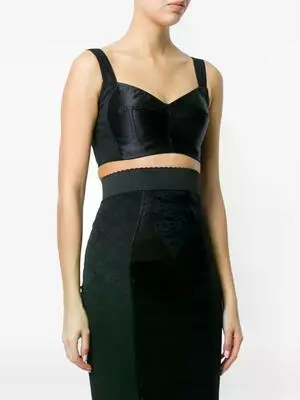 Dolce & Gabbana Cropped Bustier Top