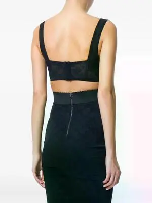 Dolce & Gabbana Cropped Bustier Top