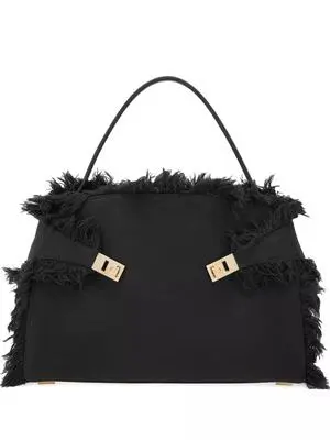 FERRAGAMO Hug Fringe-detail Shoulder Bag