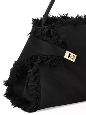 FERRAGAMO Hug Fringe-detail Shoulder Bag